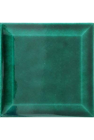 Armada Çini 12,5X12,5 cm Metro Yeşil Çini Seramik Karo