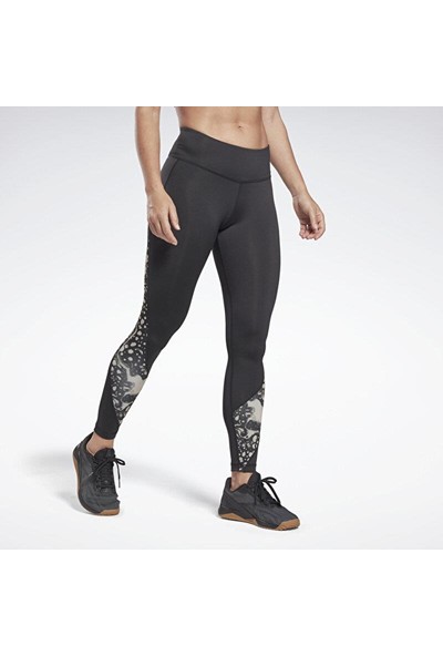 Reebok HB1060 Modern Safari Siyah Spor Tayt Reebok HB1060 Modern Safari Siyah Spor Tayt