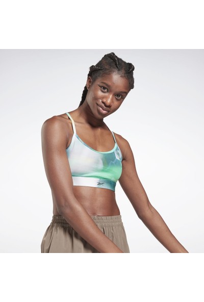 Reebok GT3143 Lux Skinny Kadın Spor Beyaz Spor Sütyeni