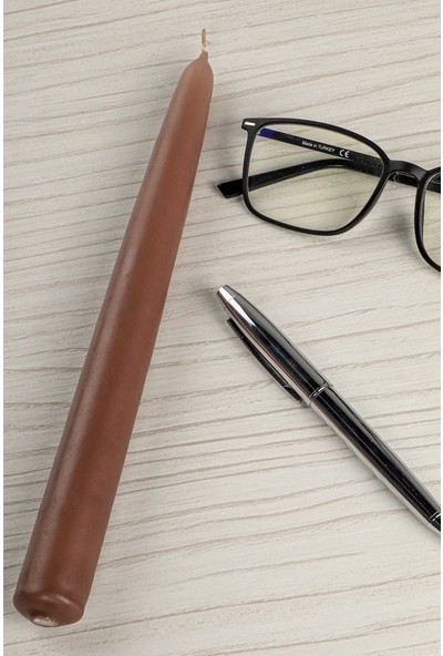 Begüsa Şamdan Mum Kahverengi Ø 25MM