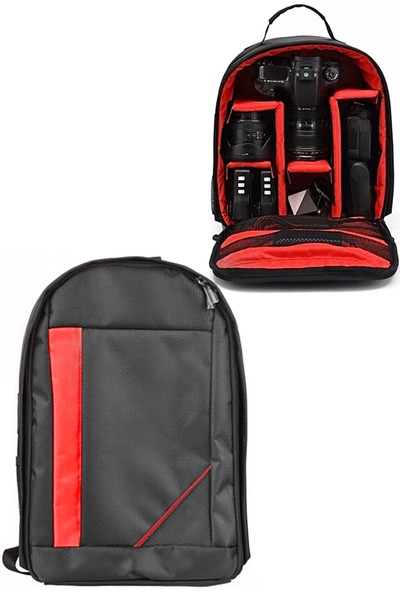 Güntech Canon Dslr Makinalar Için Bölmeli Sırt Çantası Güntech Canon Dslr Makinalar Için Bölmeli Sırt Çantası