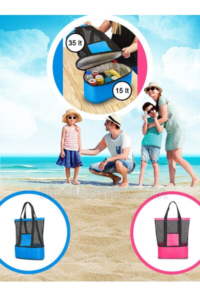 Markaflex Soğuk Sıcak Tutucu Bölmeli Buzluklu Kamp Piknik Plaj Çanta Markaflex Soğuk Sıcak Tutucu Bölmeli Buzluklu Kamp Piknik Plaj Çanta