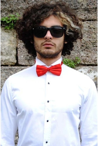 Metal Giyim Papyon-Kırmızı Metal Giyim Papyon-Kırmızı