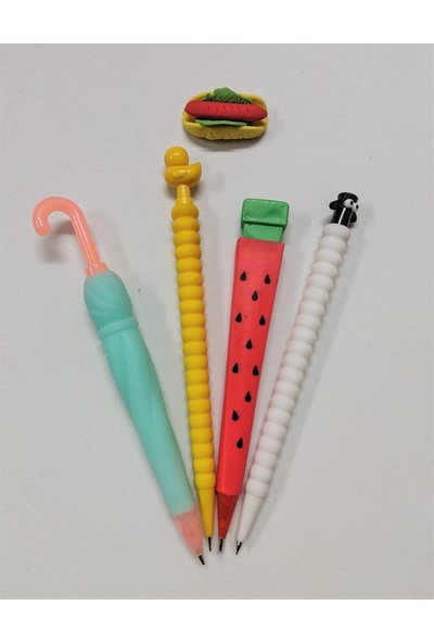 Şemsiye Ördek Kuzu Karpuz Kalem ve Silgi Seti Şemsiye Ördek Kuzu Karpuz Kalem ve Silgi Seti