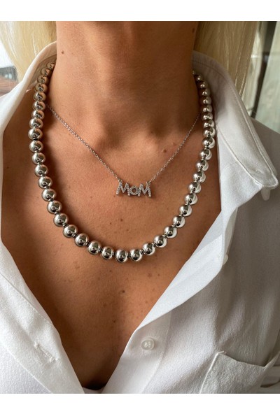 Rs Sıralı Top Kolye