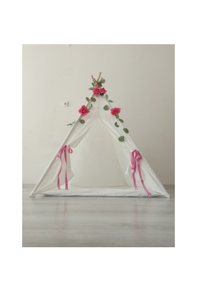 Campish Kids Çicekli Çocuk Oyun Çadırı