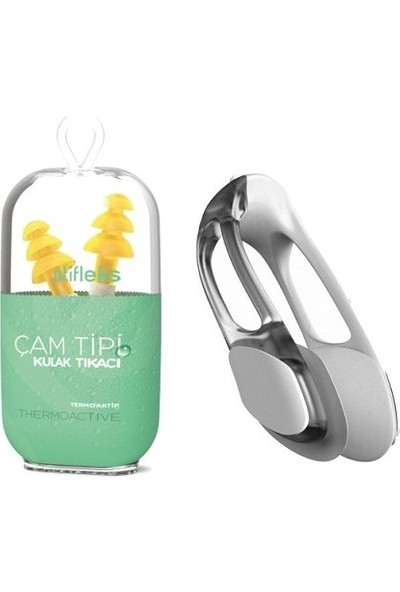 Thermo-Aktif Çam Tipi Kulak Tıkacı S + Ayarlanabilir Burun Tıkacı Thermo-Aktif Çam Tipi Kulak Tıkacı S + Ayarlanabilir Burun Tıkacı