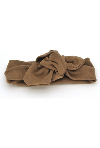 Uçankuş Tavşan Kulak Bandana Sütlü Kahve
