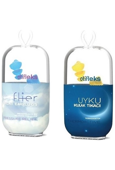 Uçak Kulak Tıkacı M + Uyku Kulak Tıkacı (L)