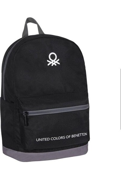 Benetton Unisex Sırt Çantası Siyah