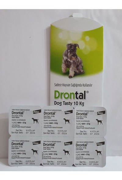 Bayer Dronta L Köpekler Için Iç Parazit Tableti 6lı Tablet Bayer Dronta L Köpekler Için Iç Parazit Tableti 6lı Tablet