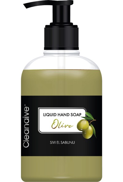 Cleanaive Liquid Hand Soap Olive (500ML) - Zeytin Kokulu Sıvı El Sabunu Cleanaive Liquid Hand Soap Olive (500ML) - Zeytin Kokulu Sıvı El Sabunu