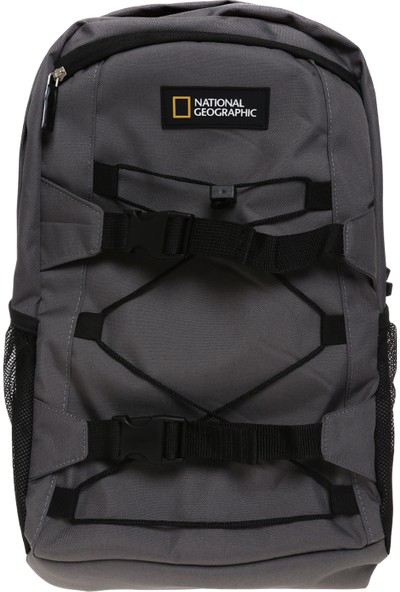 National Geographic Gri - Siyah Sırt Çantası - Stone-Back