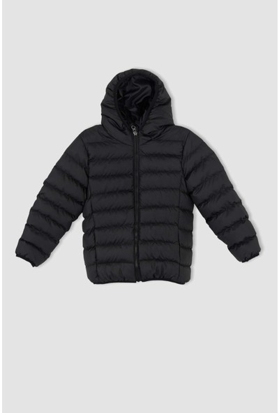 DeFacto Erkek Çocuk Regular Fit Kapüşonlu Şişme Mont W2431A622SP