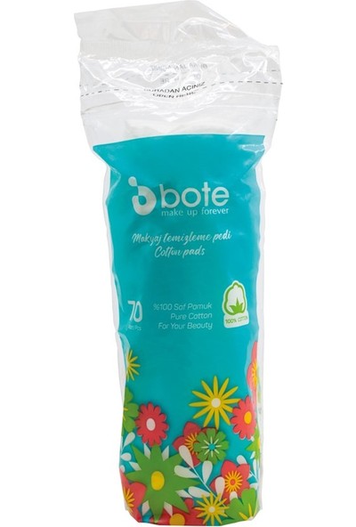 Bote Makyaj Temizleme Pedi 70 Li Bote Makyaj Temizleme Pedi 70 Li