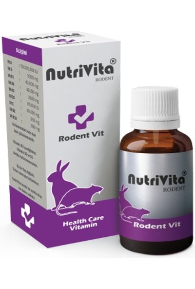 Nutrivita Rodent Kemirgen Vitamini 30 ml