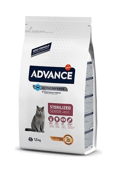 Advance Sterilised Senior +10 Yaş Kısırlaştırılmış Yaşlı Kedi Maması 1.5 kg Advance Sterilised Senior +10 Yaş Kısırlaştırılmış Yaşlı Kedi Maması 1.5 kg