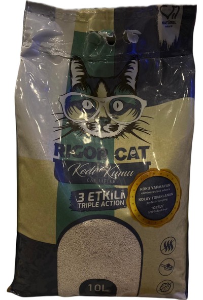 Woddy Rigor Cat Bentonit Kedi Kumu Kokusuz 10 L