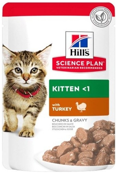 Hills Kitten Hindili Pouch Yavru Kedi Konservesi 85 gr Hills Kitten Hindili Pouch Yavru Kedi Konservesi 85 gr