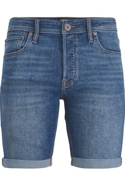 Jack & Jones 12201621_Jjirick Jjioriginal Am 361 Normal Bel Düz Mavi Erkek Şort