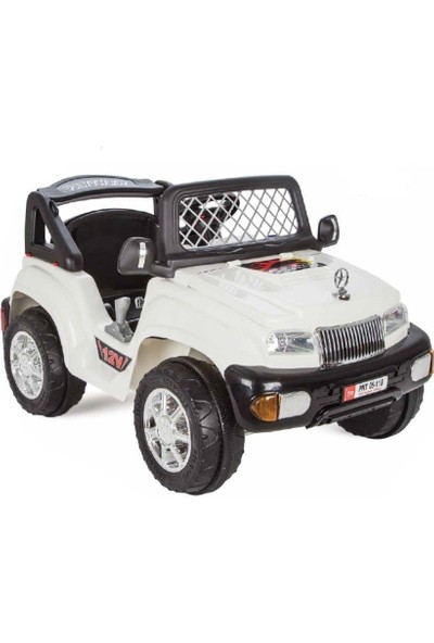 Pilsan Panter Kumandalı 12V Akülü Araba Beyaz