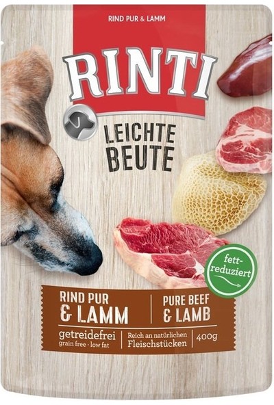 Rinti Lb Kuzu Etli Tahılsız Köpek Konservesi 400 gr Rinti Lb Kuzu Etli Tahılsız Köpek Konservesi 400 gr
