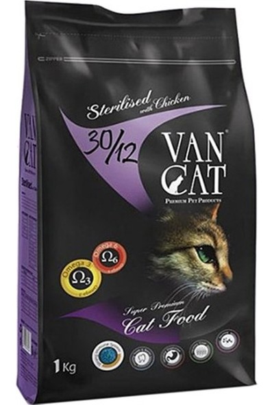 Van Cat Vancat Sterilised Tavuklu Kısırlaştırılmış Kedi Maması 1 kg Van Cat Vancat Sterilised Tavuklu Kısırlaştırılmış Kedi Maması 1 kg