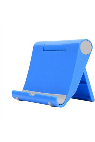 Wozlo Masaüstü Tablet Telefon Tutucu Stand Katlanır Ayarlanabilir Kademeli Mavi Wozlo Masaüstü Tablet Telefon Tutucu Stand Katlanır Ayarlanabilir Kademeli Mavi