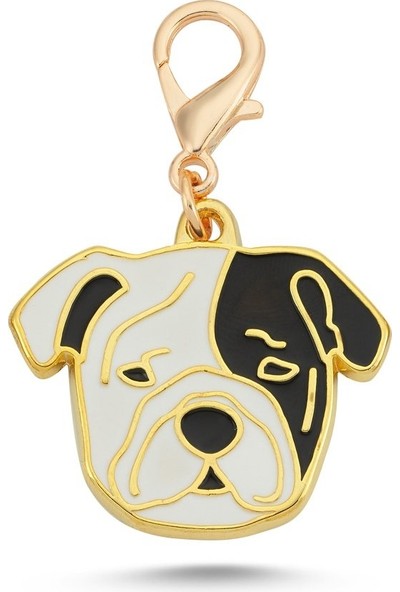 Ingiliz Buldog Siyah Beyaz Mineli Tasma Aksesuarı Ingiliz Buldog Siyah Beyaz Mineli Tasma Aksesuarı