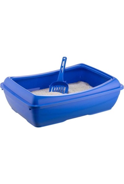 Emybox Küçük Boy Lüks Evcil Hayvan Açık Kedi Tuvaleti