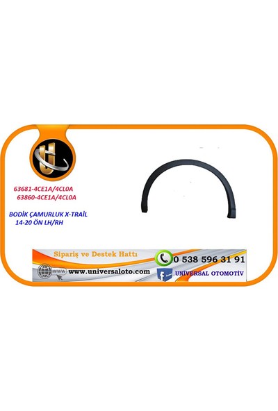 Matsuba Bodik Çamurluk X-Trail 15-20 Ön Rh