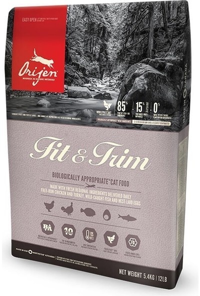 Sanabelle Orijen Fit-Trim Tahılsız Kilo Kontrolü Için Diyet Kedi Maması 1,8 kg Sanabelle Orijen Fit-Trim Tahılsız Kilo Kontrolü Için Diyet Kedi Maması 1,8 kg
