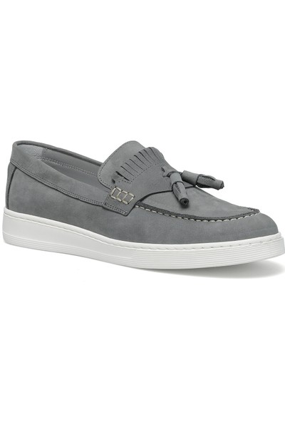 Alfa N 2fx Gri Erkek Loafer Ayakkabı