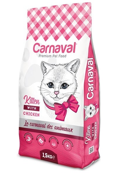Carnaval Premium Cat Kitten Tavuklu Yavru Kedi Maması 1.5 kg Carnaval Premium Cat Kitten Tavuklu Yavru Kedi Maması 1.5 kg
