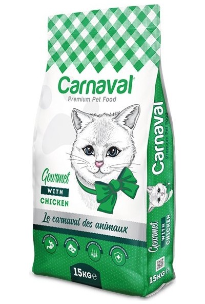 Carnaval Premium Cat Adult Gourmet Renkli Taneli Yetişkin Kedi Maması 15 kg Carnaval Premium Cat Adult Gourmet Renkli Taneli Yetişkin Kedi Maması 15 kg