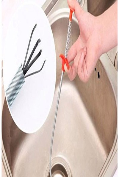 qosrix Lavabo Gider Tıkanıklığı Açıcı Esnek Spiral Tel Uzun Kol Tıkanıklık Giderici Aparatı Paslanmaz Çelik qosrix Lavabo Gider Tıkanıklığı Açıcı Esnek Spiral Tel Uzun Kol Tıkanıklık Giderici Aparatı Paslanmaz Çelik