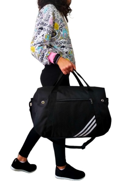 Spor Çantası Üç Çizgili