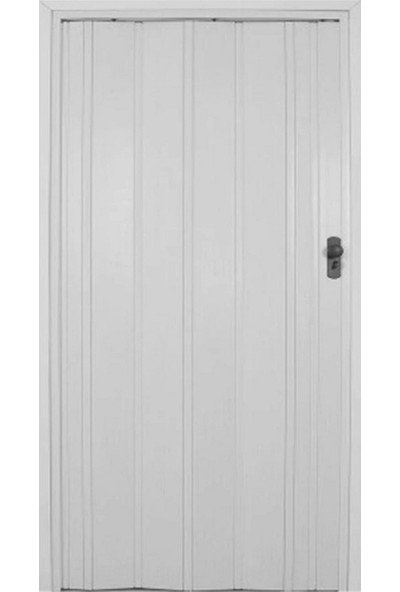 Akordiyon Kapı En 160 cm Boy 228 Beyaz Katlanır Kapı 12 mm Camsız