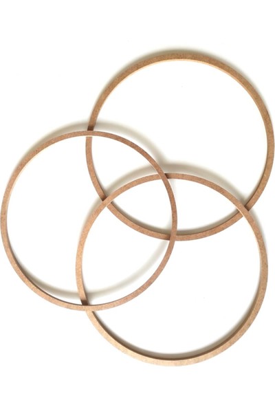Dekolobi 3'lü 45 cm Mdf Halka Vidasız Makrome Kasnak Düş Kapanı Dekolobi 3'lü 45 cm Mdf Halka Vidasız Makrome Kasnak Düş Kapanı