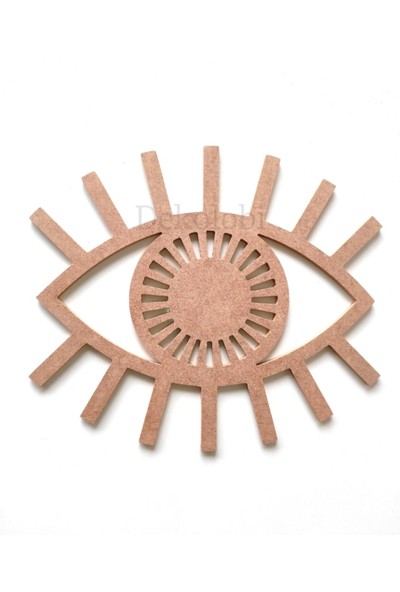 Dekolobi Dekoratif Kirpikli Göz Kasnak / Makrome Rafya / Mdf Göz Kesim /boyanabilir Göz Dekolobi Dekoratif Kirpikli Göz Kasnak / Makrome Rafya / Mdf Göz Kesim /boyanabilir Göz