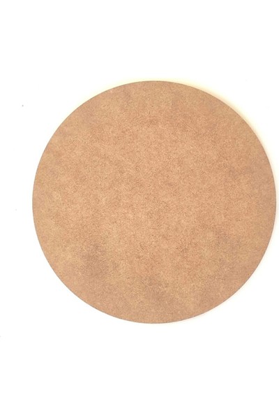 Dekolobi Boyanabilir Çok Amaçlı 35*35 cm Yuvarlak Pano Ham Mdf 6 mm