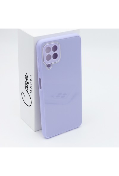 Samsung Galaxy M22 Kamera Korumalı Arkası Cam Telefon Kılıfı