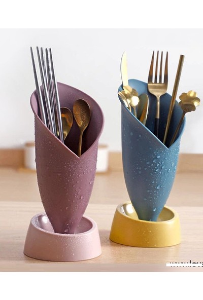 Xnews Lale Figürlü Tezgah Üstü Kaşıklık-