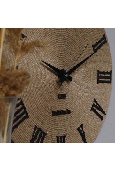 Hanem Grup Sarmal Hasır Ipli Duvar Saati/november Series Hanem Grup Sarmal Hasır Ipli Duvar Saati/november Series
