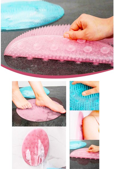 Vantuzlu Banyo Lifi Ayak Yıkama ve Masaj Matı