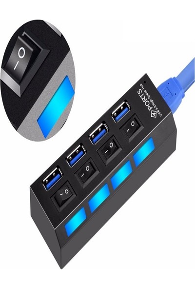 Uğur Tekno 4 Port USB 3.0 Çoğaltıcı Çoklayıcı Hub
