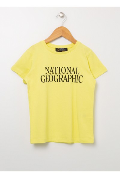 National Geographic Bisiklet Yaka Standart Kalıp Baskılı Sarı Kız Çocuk T-Shirt - Asgardgırl National Geographic Bisiklet Yaka Standart Kalıp Baskılı Sarı Kız Çocuk T-Shirt - Asgardgırl