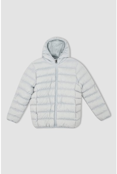 DeFacto Erkek Çocuk Regular Fit Kapüşonlu Şişme Mont W2431A622SP