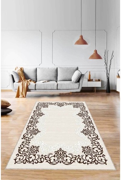 GrandeKaymaz Tabanlı Desenli Dijital Baskılı Halı - HLBSK-142