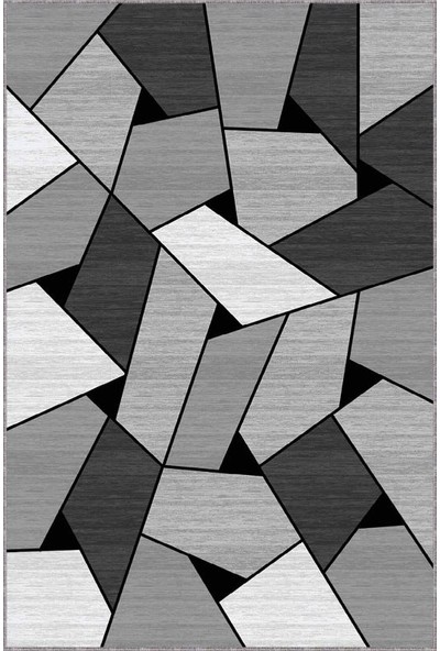 GrandeKaymaz Tabanlı Kırık Ayna Desenli Dijital Baskılı Halı - HLBSK-155